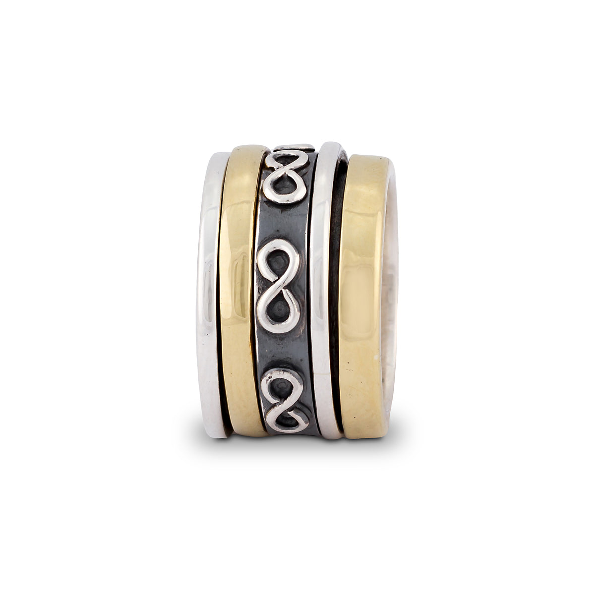 Spinning ring with infinity symbol - JG0591 – Ritual
